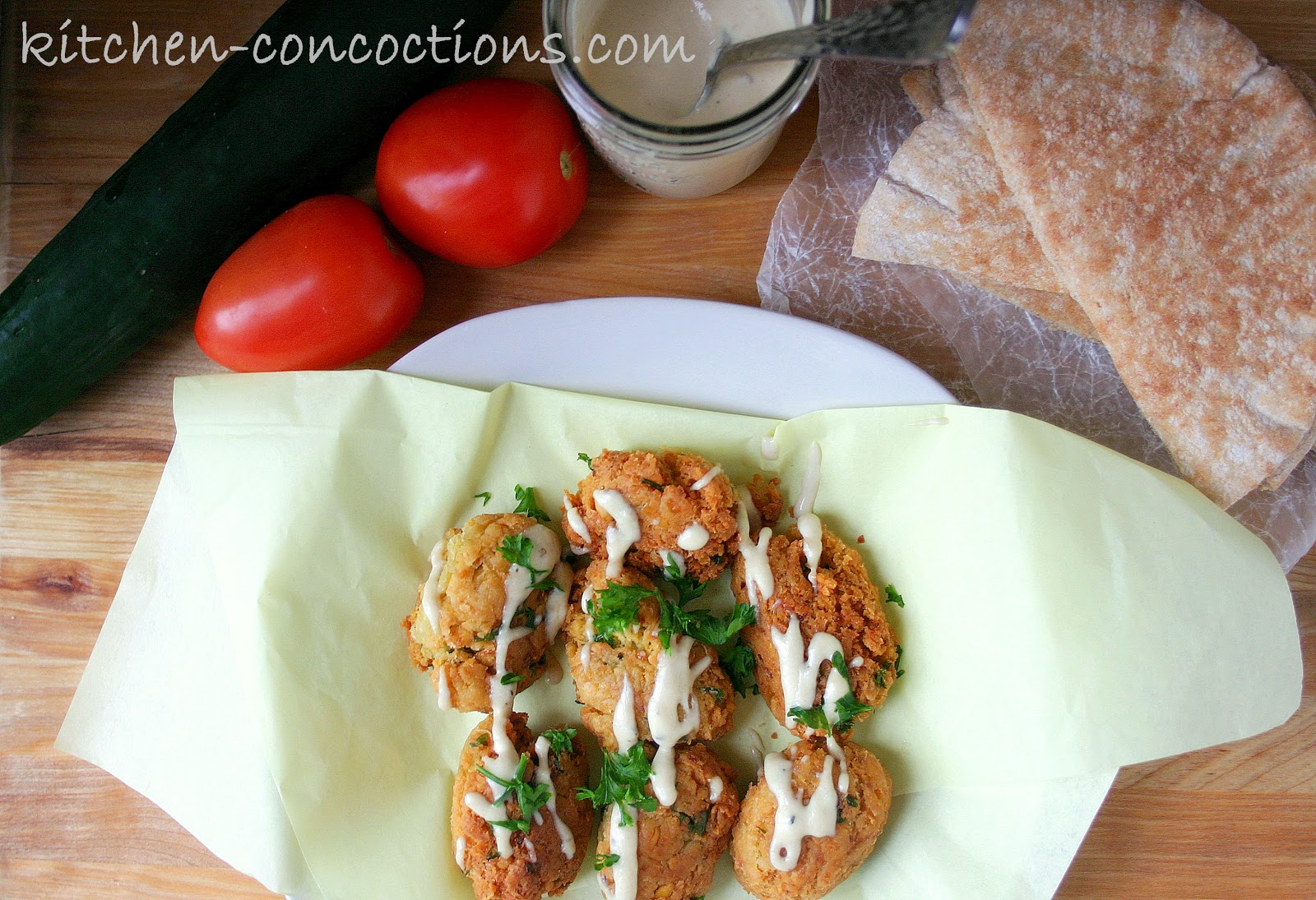 Falafel Recipe and An Edible Mosaic Cookbook Review - Kitchen Concoctions