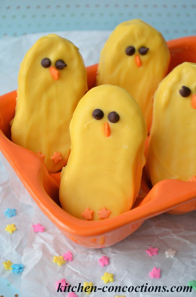 Decorated Carrot and Easter Chick Nutter Butter Cookies - Kitchen ...