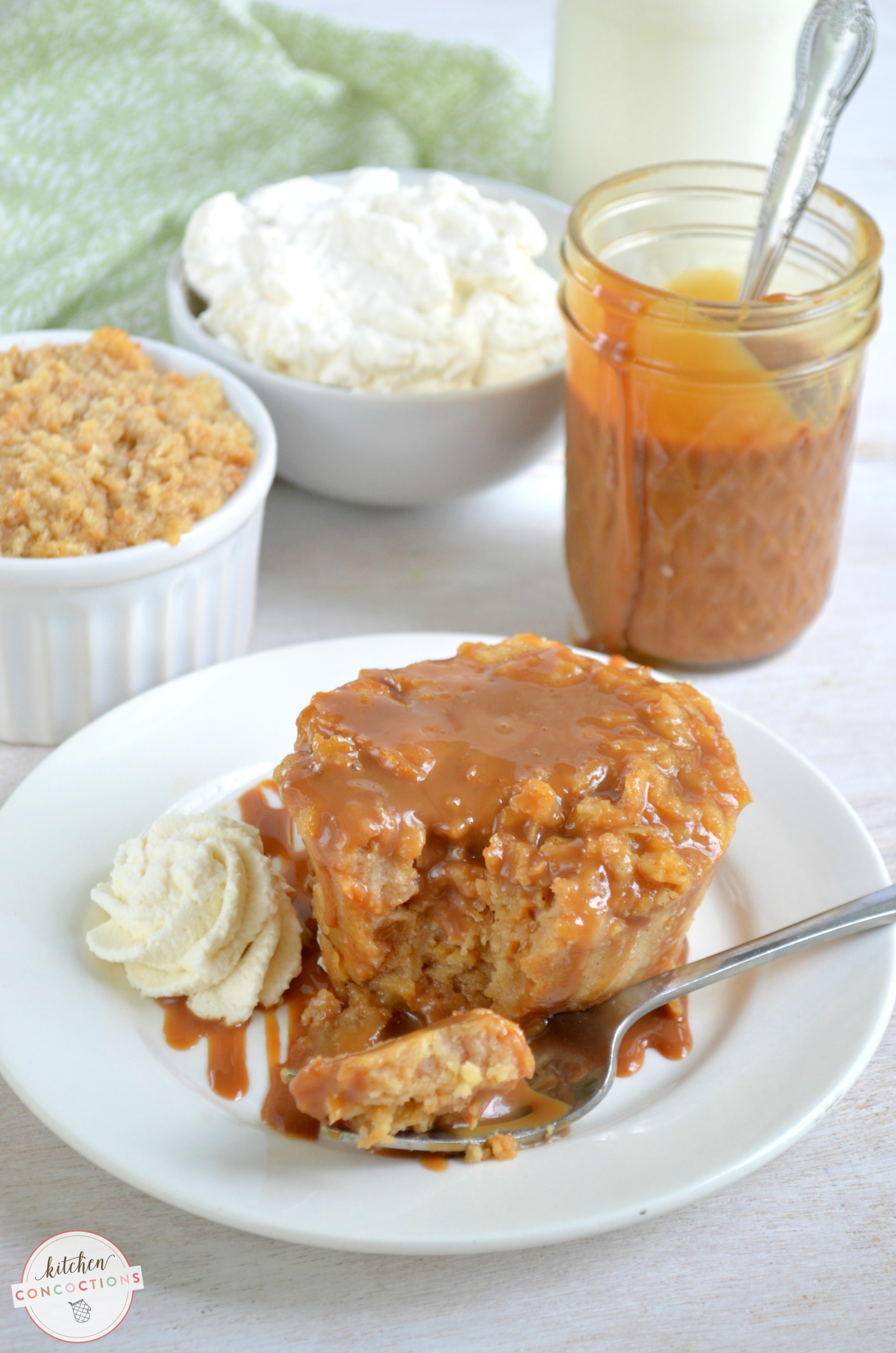 Tres Leches Bread Pudding - Kitchen Concoctions