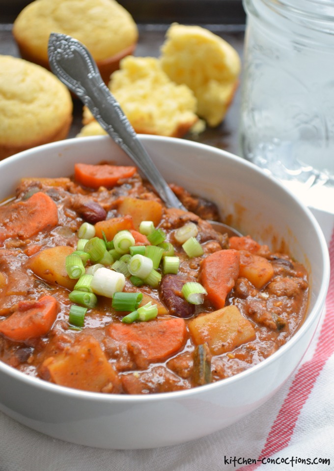 Cowboy Bean and Beef Stew - Kitchen Concoctions
