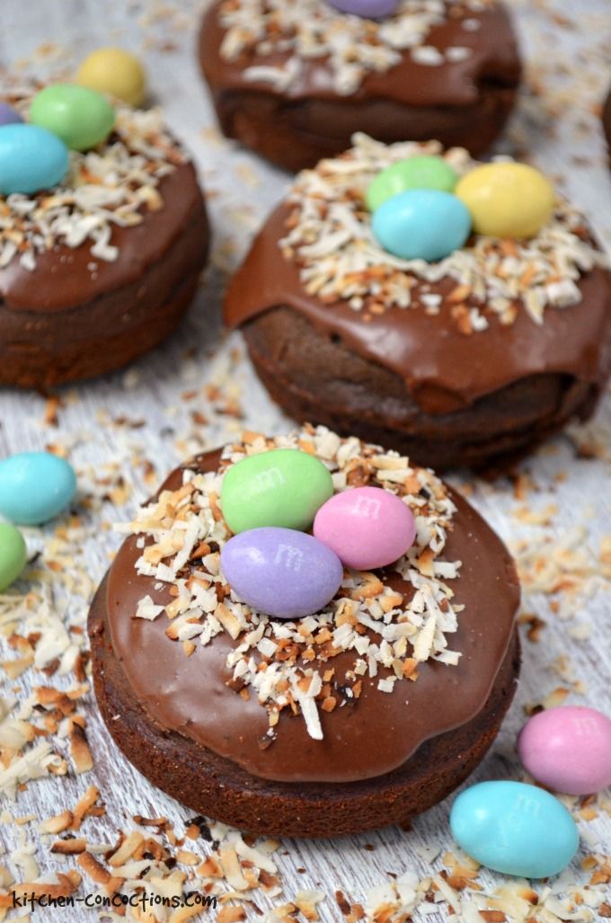 Chocolate Bird’s Nest Donuts - Kitchen Concoctions