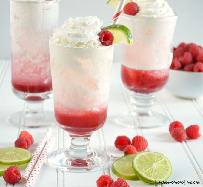 Raspberry Lime Italian Soda Recipe - Kitchen Concoctions