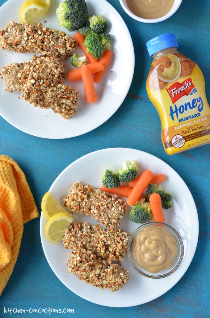 Pretzel Crusted Fish Sticks - Kitchen Concoctions