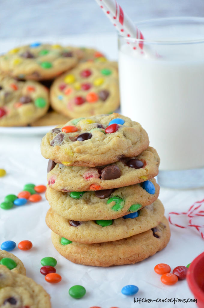 The Best M&M's Cookie Recipe - Kitchen Concoctions