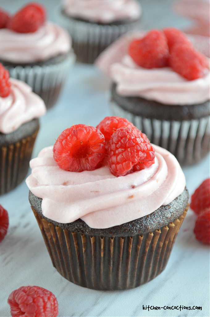 Chocolate Raspberry Cupcakes Recipe