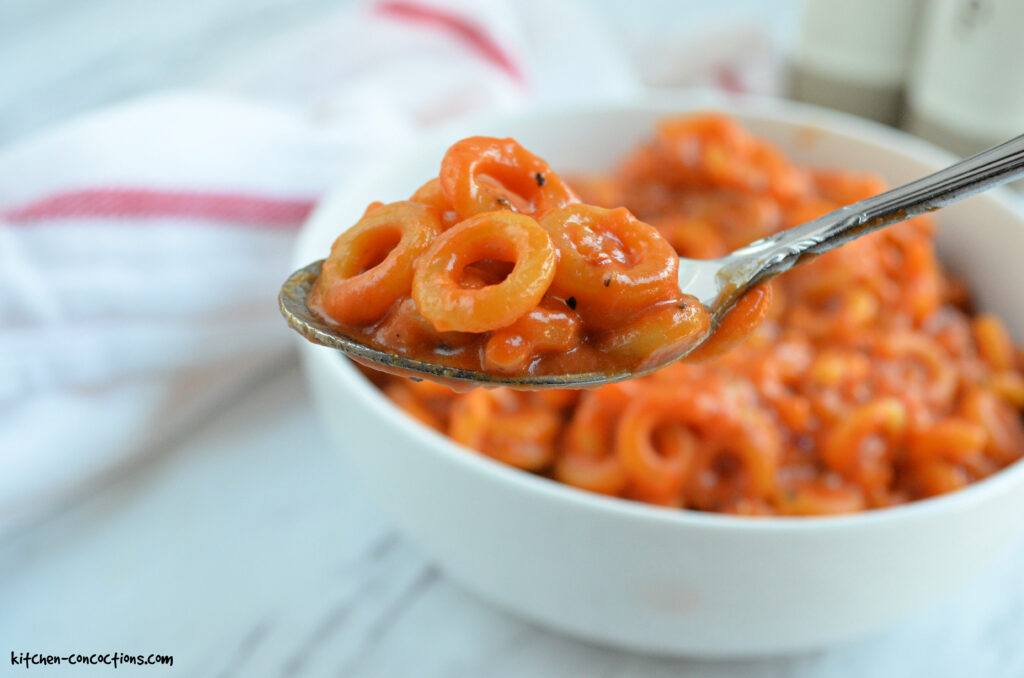 Homemade SpaghettiOs - Kitchen Concoctions