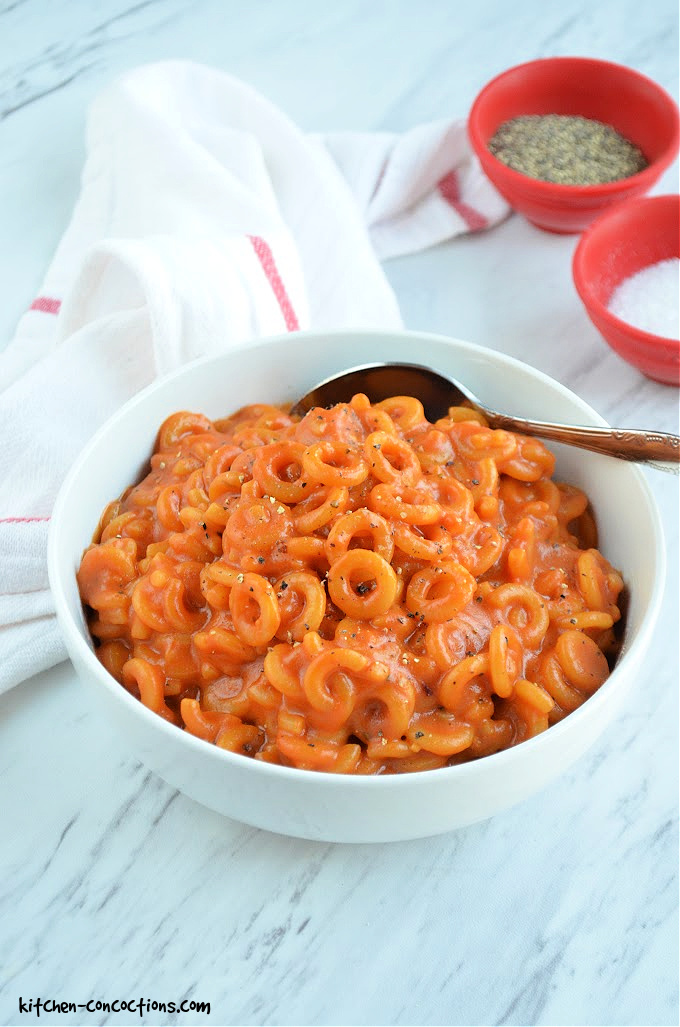 Homemade SpaghettiOs - Kitchen Concoctions